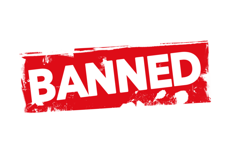 Grunge banned label PSD - PSDstamps