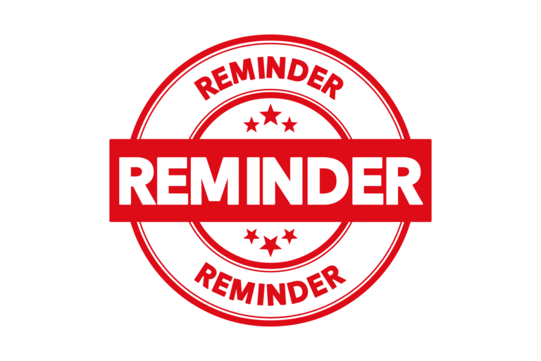 Round reminder stamp PNG and PSD - PSDstamps